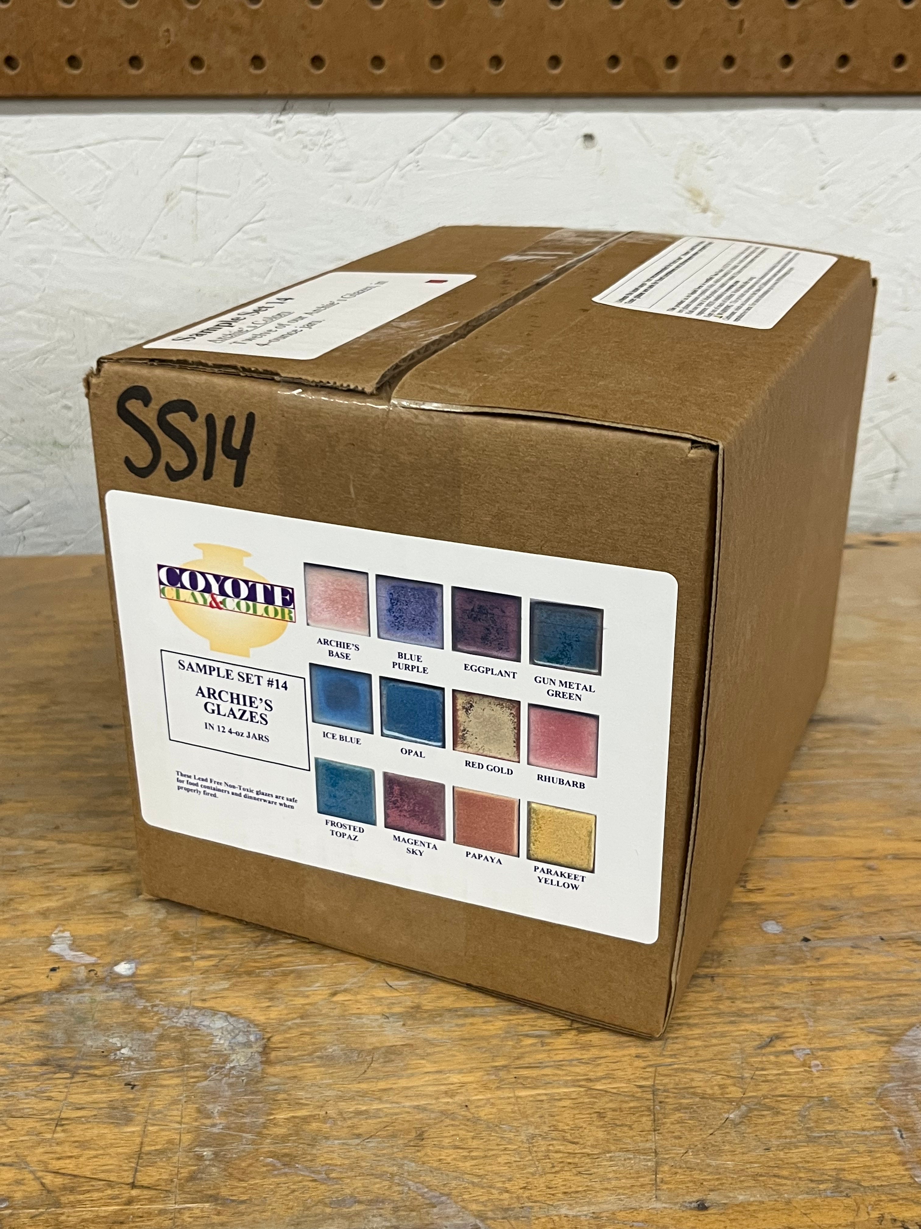 Coyote Sample Set #14 - Archie's Glazes – Brackers Good Earth Clays